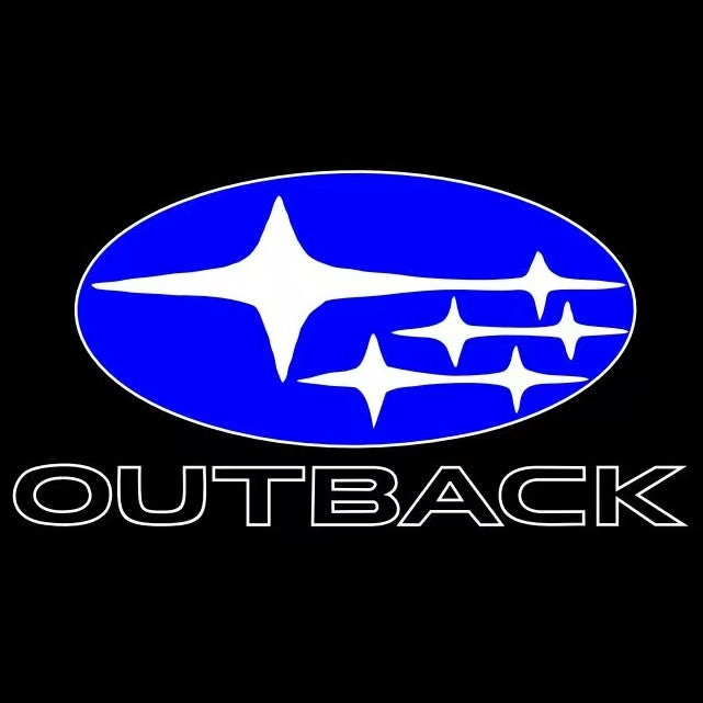 SUBARU OUTBACK LOGO PROJECROTR LIGHTS (quantity 1 = 1 sets/2 door ligh ...