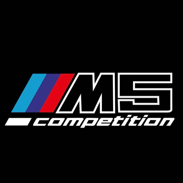 BMW M5 LOGO PROJECTOT LIGHTS Nr.26 (quantity 1 = 1 sets/2 door lights ...