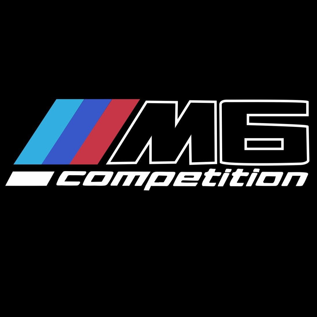 BMW 6 SERIES M6 LOGO PROJECTOT LIGHTS (quantity 1 = 1 sets/2 door ligh ...