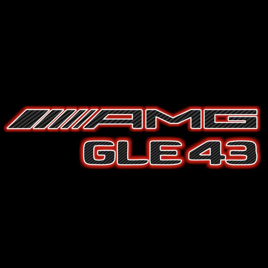 MERCEDES BENZ GLE 43 AMG LOGO PROJECTOR LIGHTS (quantity 1 = 1 sets/2 ...