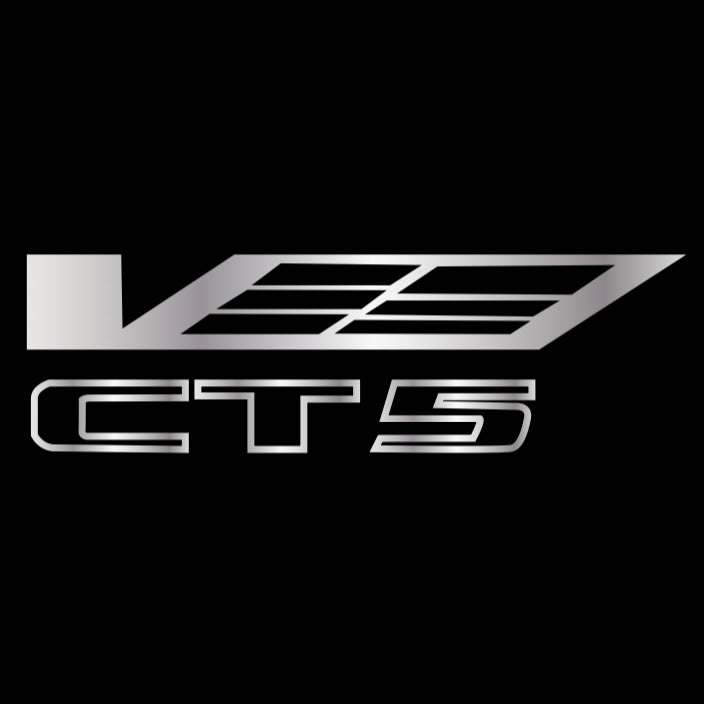 CADILLAC CT5 LOGO PROJECTOT LIGHTS Nr.9760 (quantity 1 = 2 Logo Films ...