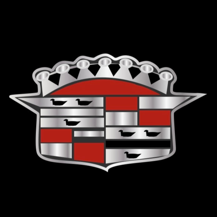 CADILLAC ORIGINAL LOGO PROJECTOT LIGHTS Nr.9750 (quantity 1 = 2 Logo F ...
