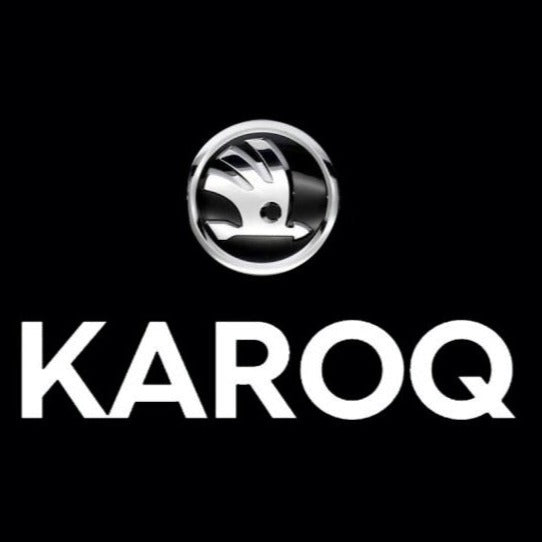 SKODA KAROQ LOGO LIGHTS Nr.110 (quantity 1 = 2 Logo Film / 2 door ligh ...